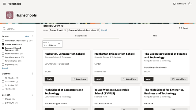 Labs And Tutorials Oracle Apex